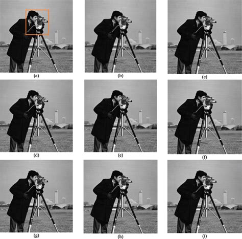 Subjective Evaluation Of Cameraman 512 × 512 Image Using Various Download Scientific Diagram