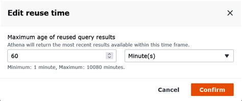 Reuse Query Results In Athena Amazon Athena