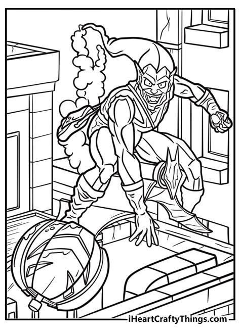 Spiderman Green Goblin Coloring Pages [2025]
