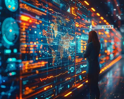 Innovative Project Management On Virtual Workflow Board Blurred Figures