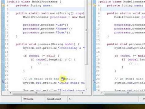 Split And View The Same Editor Side By Side In Eclipse Eclipse On E