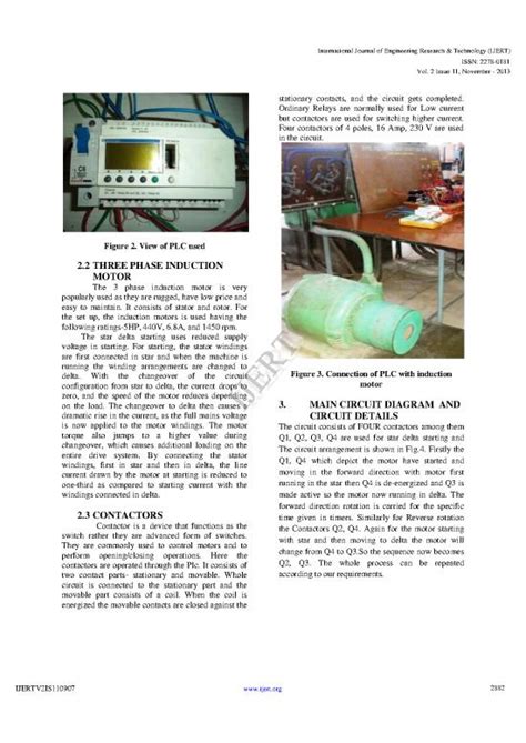 Controller Pdf 191162 Implementation Of Plc Based Star Delta Starter
