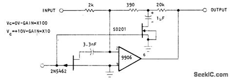 WIDEBAND VARIABLE GAIN Digital Circuit Basic Circuit Circuit Diagram SeekIC Com