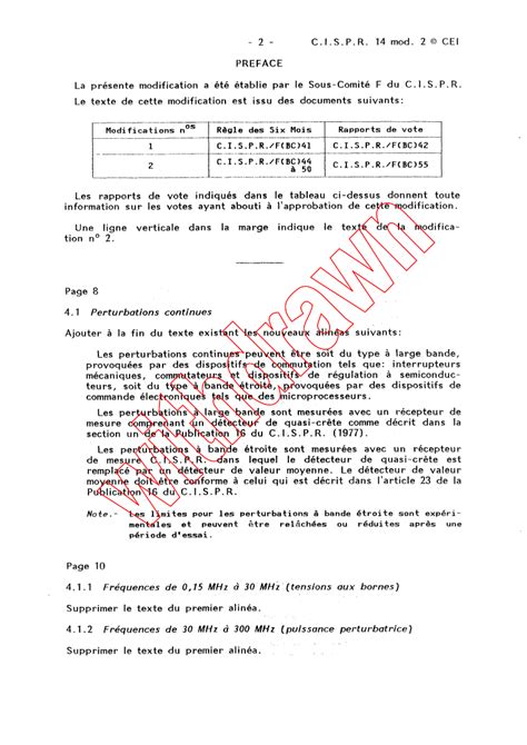 CISPR AMD Amendment Limits And Methods Of Measurement Of Radio Interference