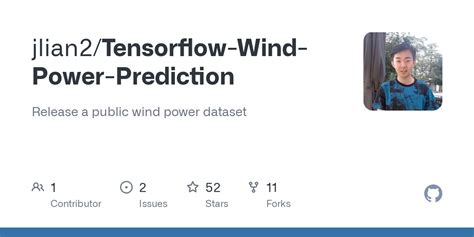 Github Jlian2tensorflow Wind Power Prediction Release A Public Wind