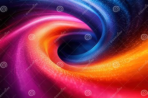 Vibrant Abstract Swirl Of Colors Creating Dynamic Visual Flow Stock Image Image Of Texture