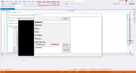 Visual Studio Python QtDesigner ve PyQt ile UI Formlar ÇözümPark