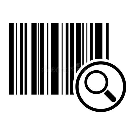 barcode vector icon bar code for web flat design stock vector