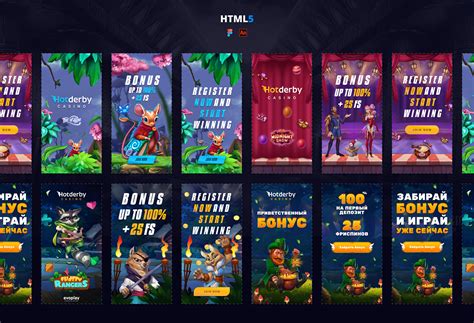 html5 banners behance