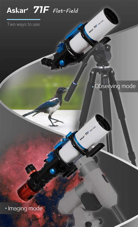Askar 71f 71mm F69 Quadruplet Flat Field Astrograph Telescope — Starizona