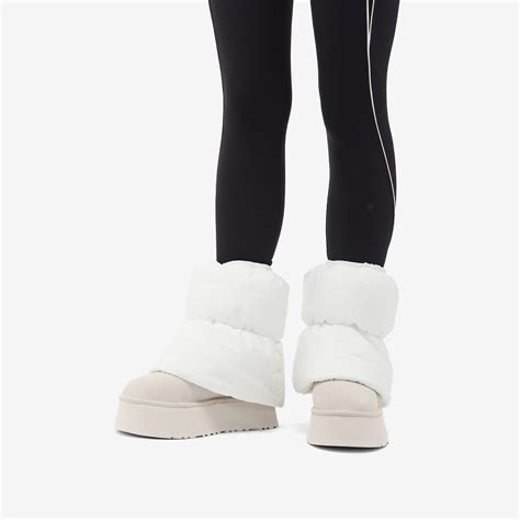 Ugg Classic Mini Dipper Puffer White Ceramic End Gb