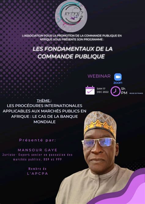 Les Fondamentaux De La Commande Publique Awa