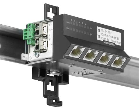 Microsens 6 Port Gbe Ruggedized Micro Switch G6 Poe