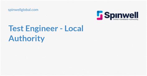 Amir Rahman On Linkedin Test Engineer Local Authority In Hybrid Working Spinwell Global