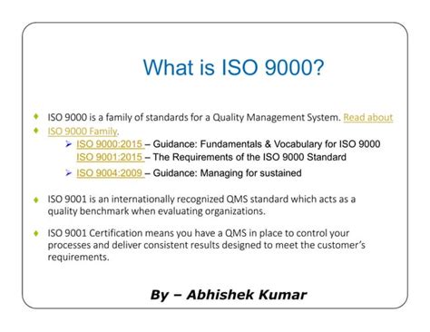 Iso 9001 Overview Ppt