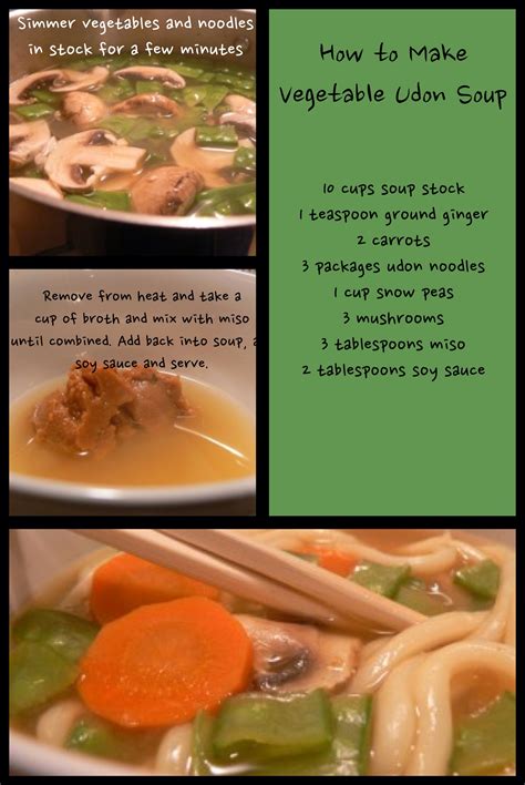 Super Simple Udon Vegetable Soup Recipe
