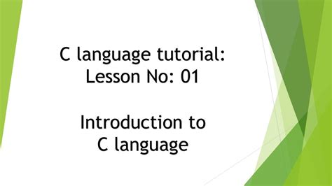 C Programming Tutorial Lesson No 1 Introduction To C In Urdu