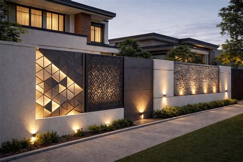 Exterior Boundary Wall Design Ideas