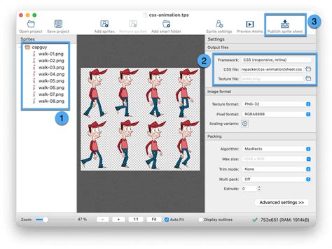 CSS Animation Examples With TexturePacker