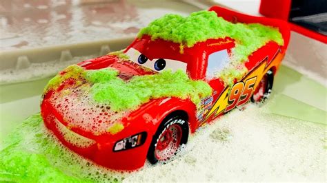 Carros Para Niños Car Wash Disney Pixar Cars Rayo Mcqueen Lavado De