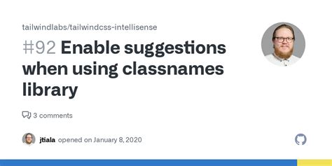Enable Suggestions When Using Classnames Library · Issue 92