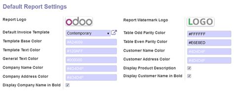 Odoo Email Template