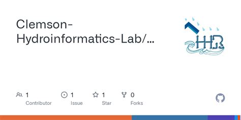 Github Clemson Hydroinformatics Labhydroinformatics Packages