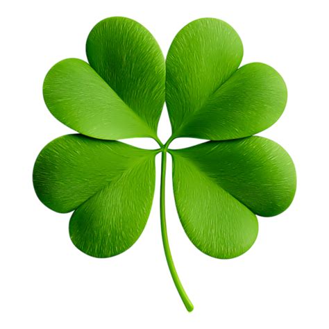 Four Leaf Clover Symbolizing Luck And Good Fortune In Nature 54057487 Png
