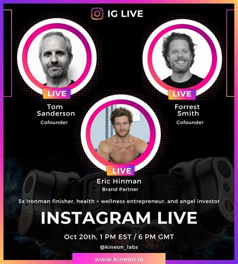 Join Our Founders Tom And Forrest Later Today At 1pm Est 6pm Gmt For An Instagram Live