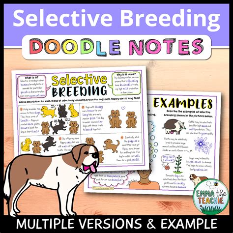 Selective Breeding Doodle Notes Emmatheteachie
