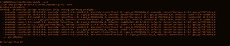 Python How To Fix Package Resolution Warnings In Conda Stack Overflow