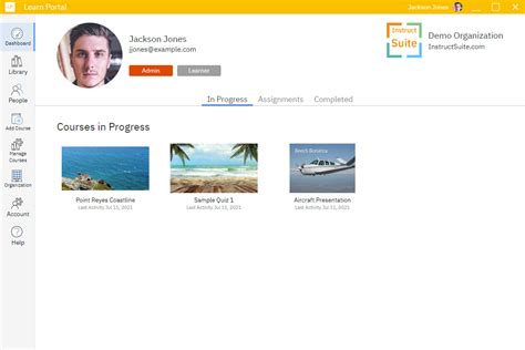 Learn Portal Instruct Suite