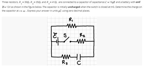 Solved E V As Shown In The Figure Below The Capacitor Is Chegg
