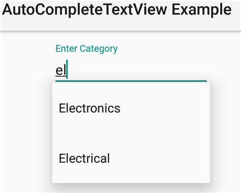Android Edittext Autocomplete At Clinton Long Blog