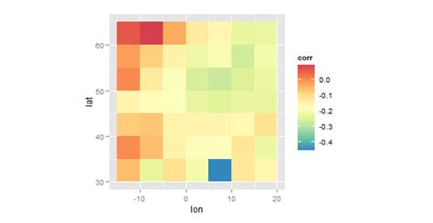 Visualize Correlations On A Map In R Stack Overflow