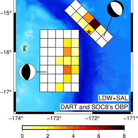 Comparison Of Observed And Synthetic Tsunami Waveforms At Soc And Dart