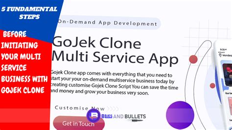 Fundamental Steps Before Initiating Your Multi Service Business With Gojek Clone