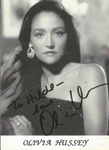 Olivia Hussey Signed 6x4 Black And White Photo Good Oct 15 2021