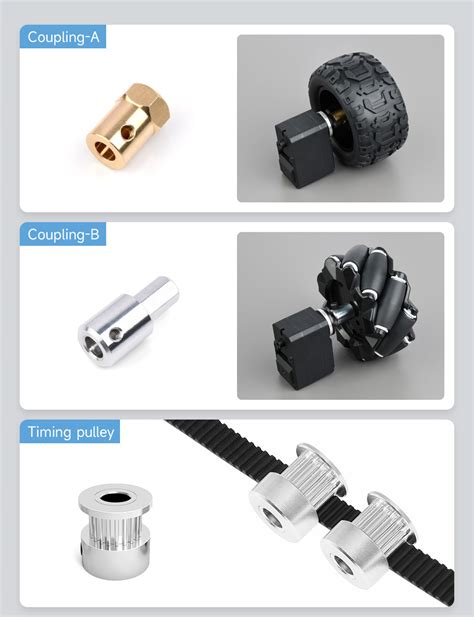 Metal Flat Key Shaft Flange Plate Suitable For Using With Serial Bus Servo Compatible With
