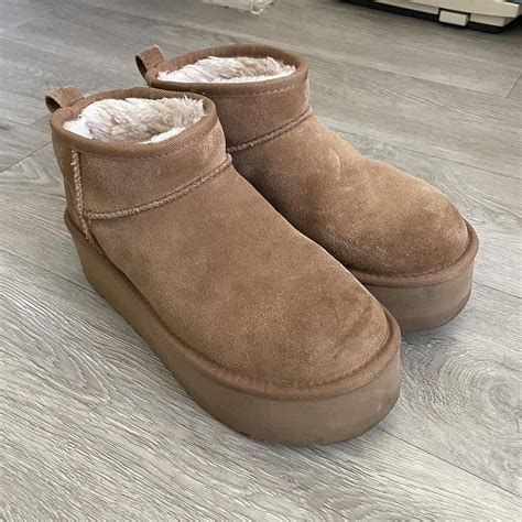 Ugg Ultra Mini Platform • Chesnut Brown • Size 7 Depop