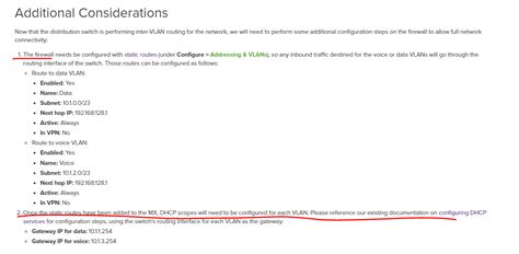 Solved How Do Static Route Dhcp Assign Ip Address To Vlan Client In The Mx And Ms The