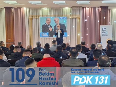 Bekim Haxhiu Faleminderit Drenas Më 9 Shkurt Votojmë Për Fitoren E Pdk Së