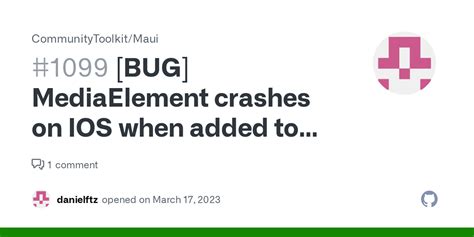 Bug Mediaelement Crashes On Ios When Added To View Tree Outside Of
