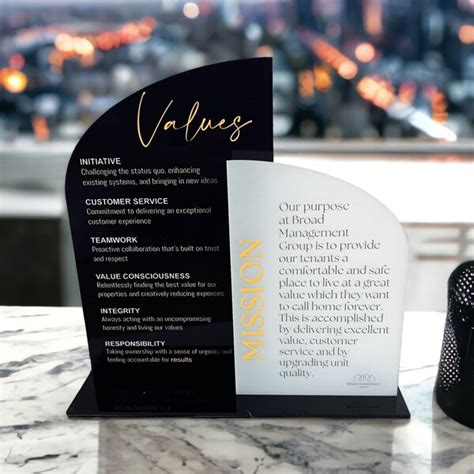 Values Sign Etsy