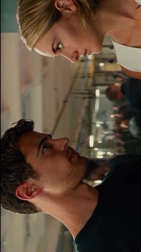 Romantic Scenes Between Theo James And Shailene Woodley In Divergent