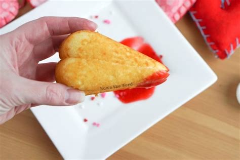 Twinkie Hearts With Raspberry Puree Nums The Word