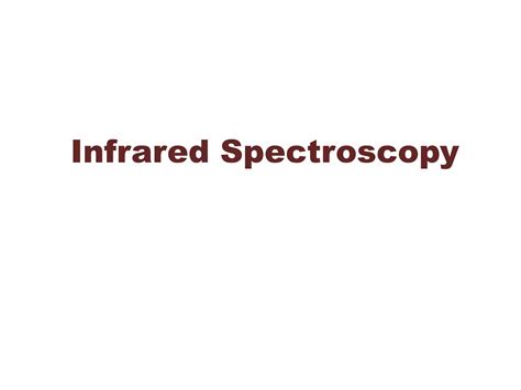 Spectroscopy Ppt