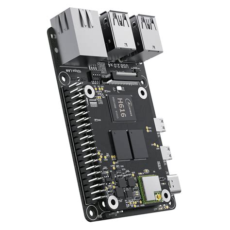 pi4b adapter board orange 3d
