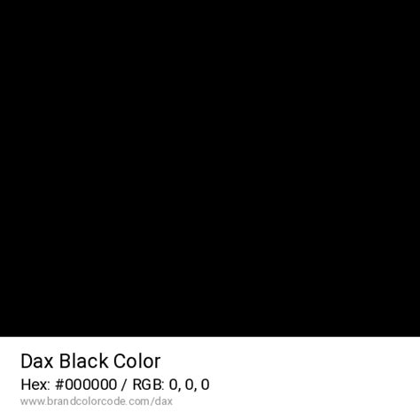Dax Brand Color Codes