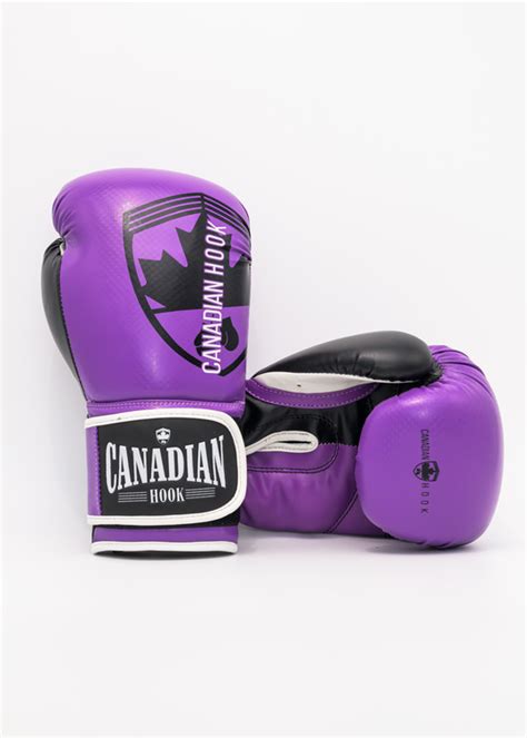 G3000 Boxing Gloves Purple Black Canadian Hook